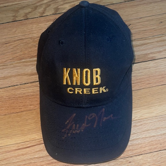 Jim Beam | Accessories | Knob Creek Black And Gold Embroidered Baseball ...